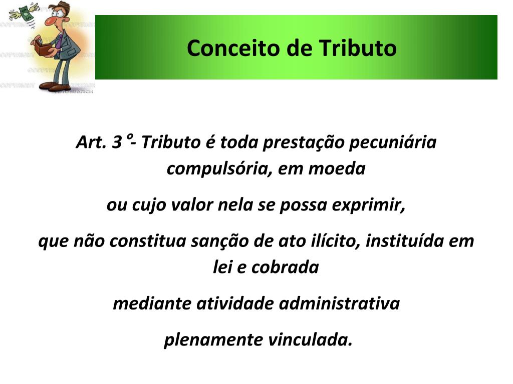 PPT - Unidade 2 Sistema Tributário Nacional: Teoria do Tributo e ...