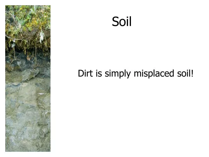 PPT - Soil PowerPoint Presentation, free download - ID:3920483