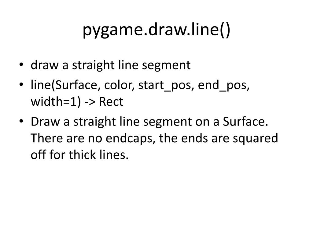 PPT Pygame PowerPoint Presentation Free Download ID 3920999