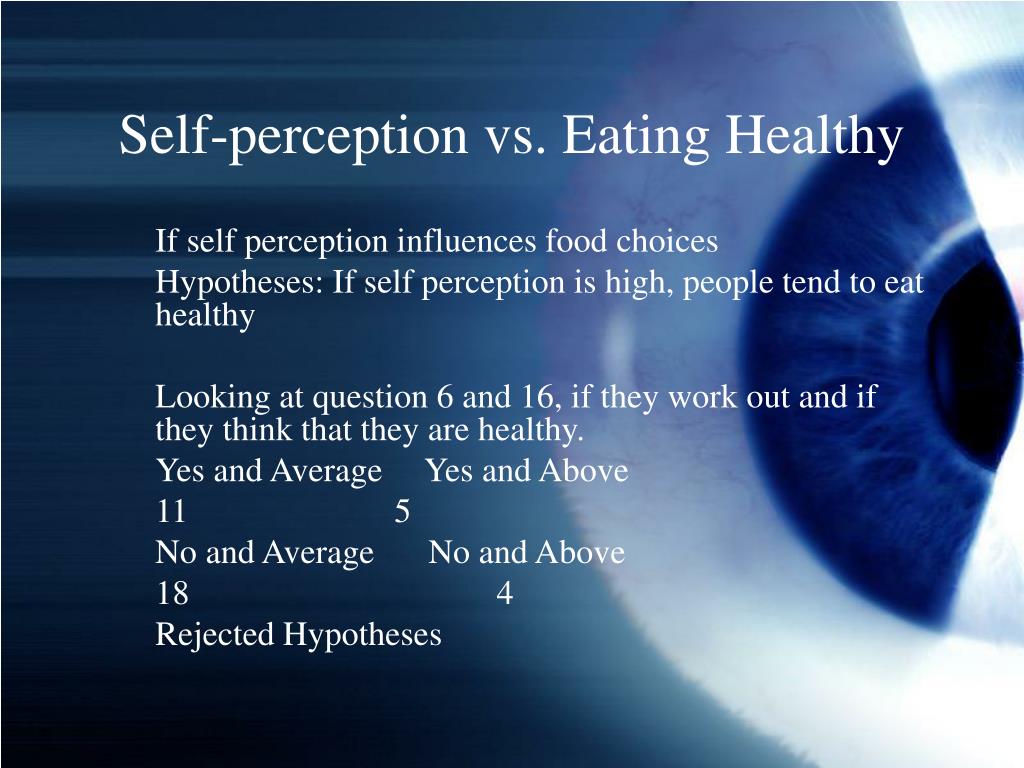 PPT - Food influences one’s self-perception: surveying of students at ...