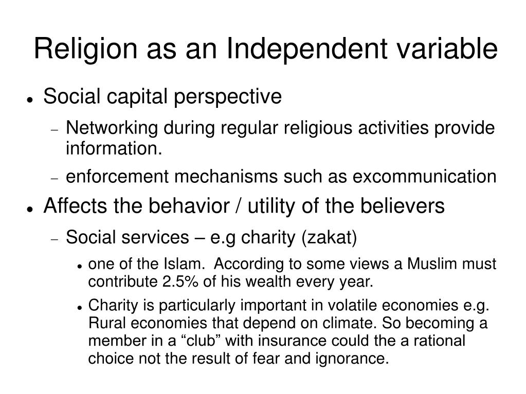 PPT - Economics and religion PowerPoint Presentation, free download ...