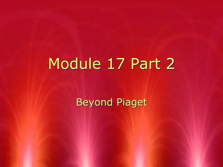 PPT - Module 17 Part 2 PowerPoint Presentation, free download - ID:3922563