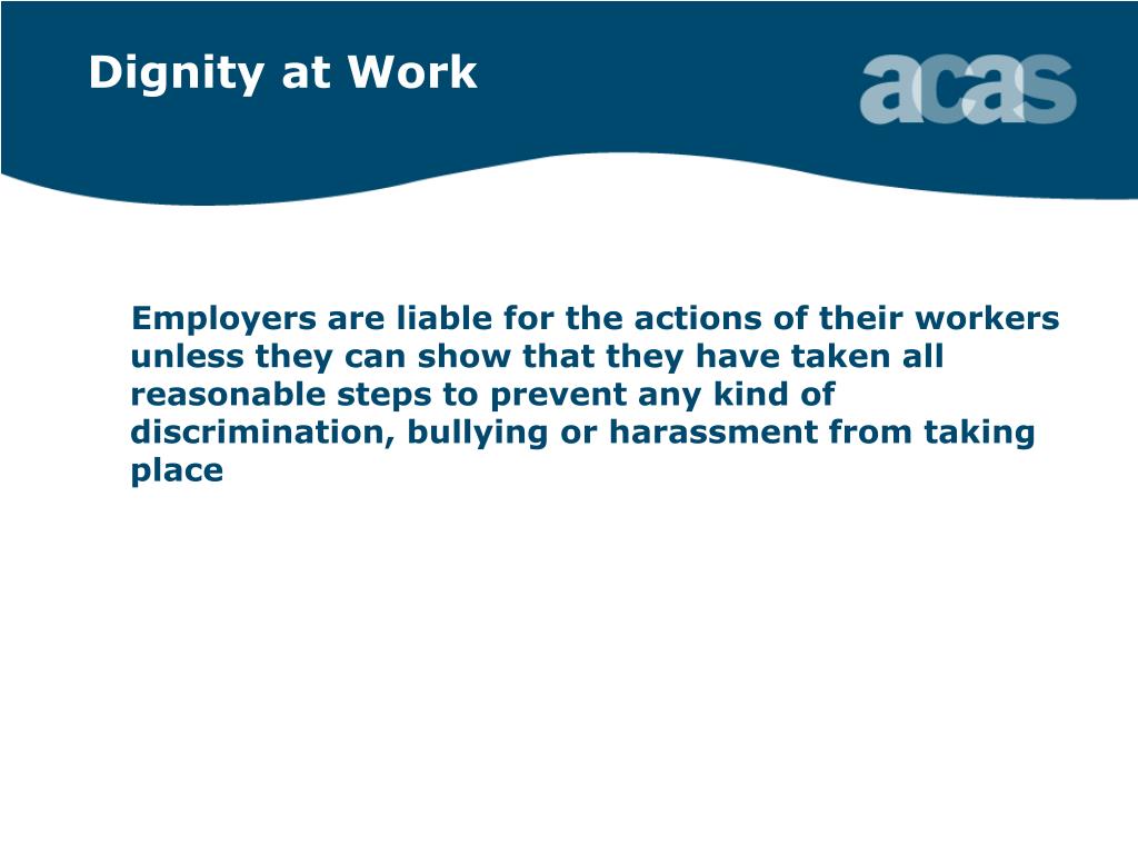 PPT - Dignity at Work Peter Rabbitts Greater Manchester North Senior ...