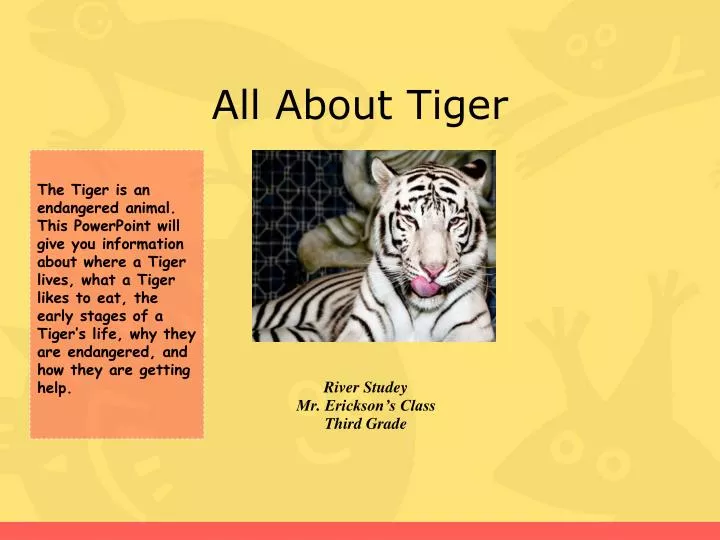 Powerpoint Roaring Tiger