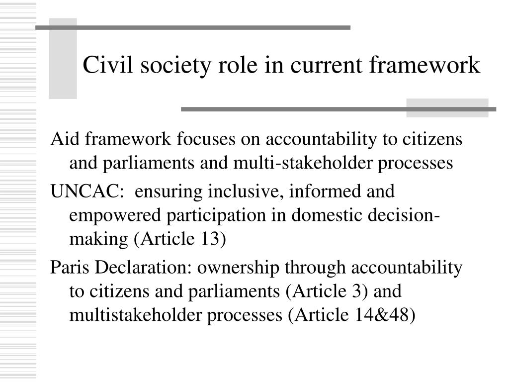 PPT - Empowering Civil Society for Good Governance: Advocacy ...