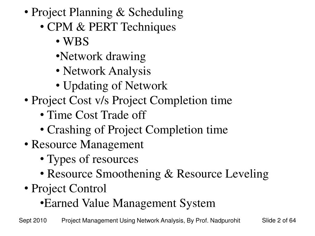 Ppt Project Management Using Network Analysis Powerpoint Presentation