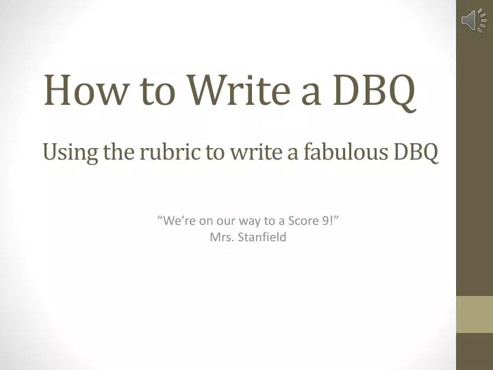 PPT - How to Write a DBQ PowerPoint Presentation, free download - ID ...