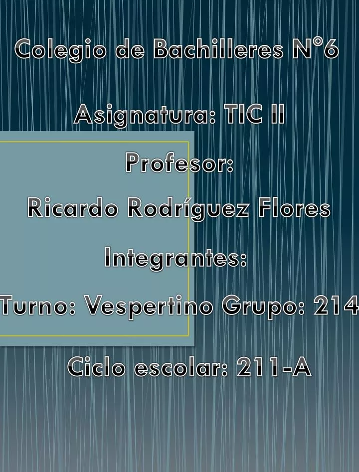 PPT - Colegio de Bachilleres N°6 PowerPoint Presentation, free download ...