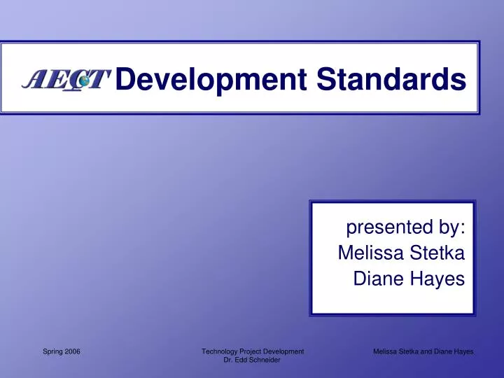 PPT - Development Standards PowerPoint Presentation, free download - ID ...