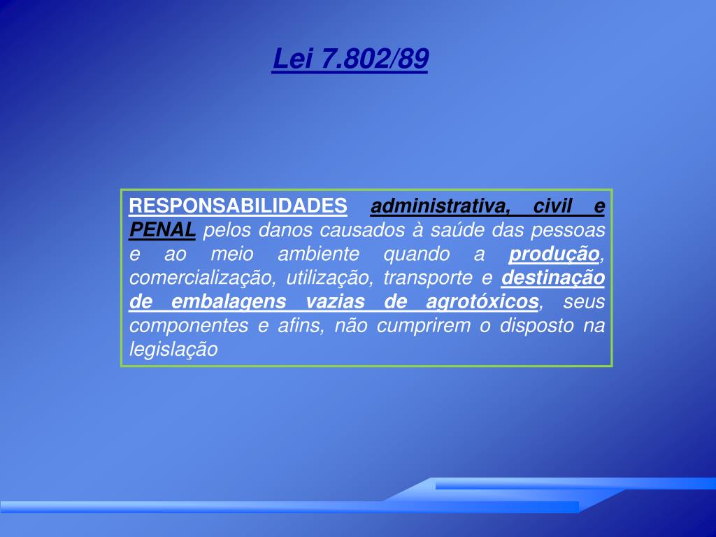 PPT - PRODUÇÃO DE ALIMENTOS - RESPONSABILIZAÇÃO PELA CONTAMINAÇÃO ...