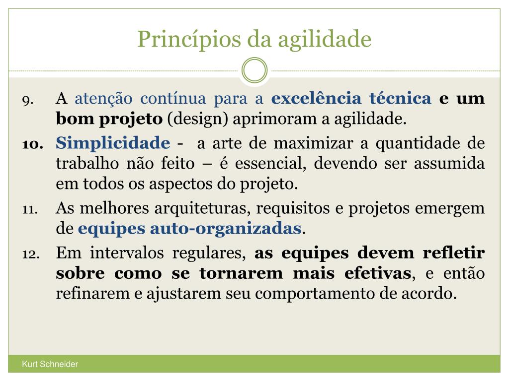 PPT - Gerenciamento Ágil de Processos Kurt Schneider Agosto/2011 ...