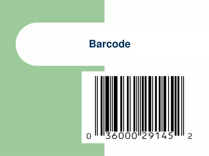 PPT - Barcode PowerPoint Presentation, free download - ID:3932818