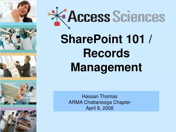 PPT - SharePoint 101 / Records Management PowerPoint Presentation, free ...