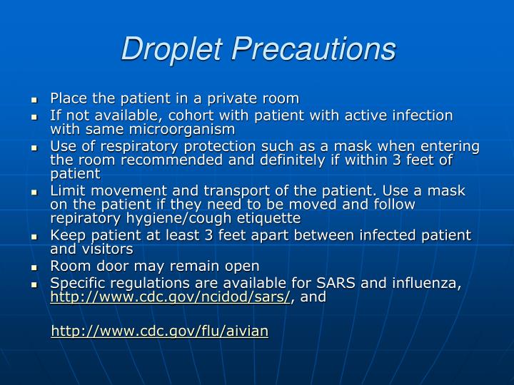 PPT - Infection Control and Isolation Precautions PowerPoint ...