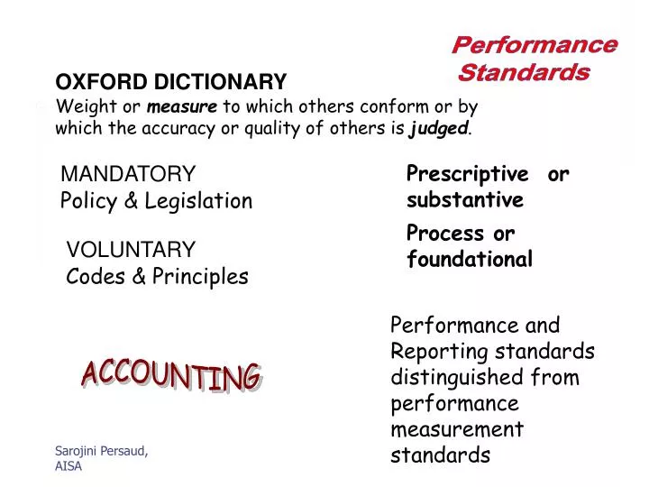 PPT - Performance Standards PowerPoint Presentation, free download - ID ...