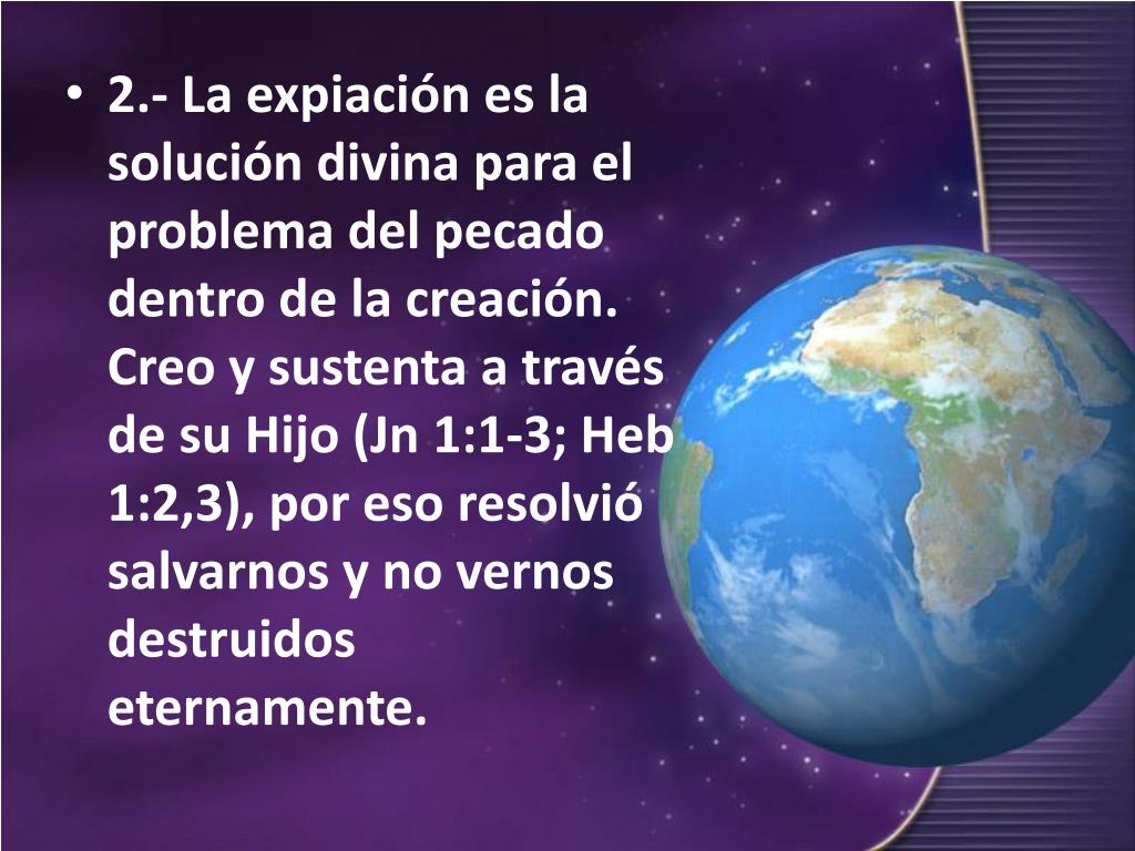 PPT - LA NATURALEZA DE DIOS: LABASE DE LA EXPIACION PowerPoint ...