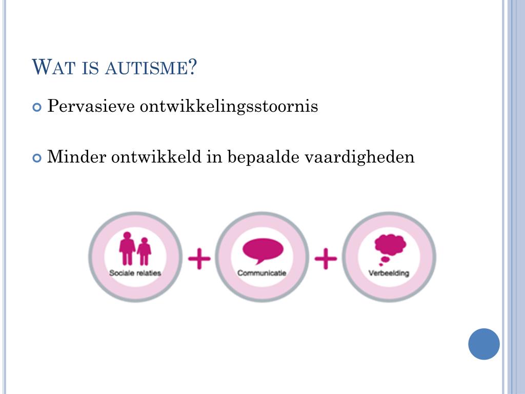 PPT - Autisme binnen de bewegingsopvoeding in het gewoon en ...