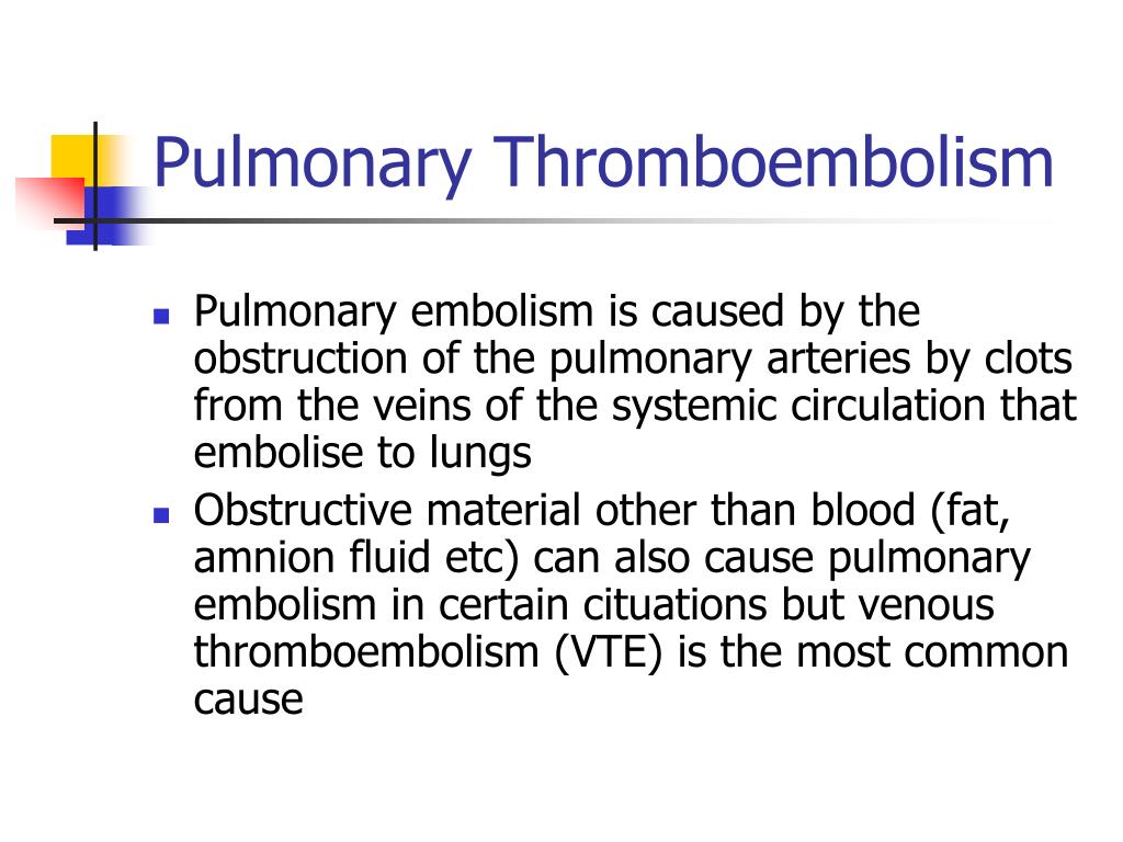 Ppt Pulmonary Thromboembolism Powerpoint Presentation Free Download