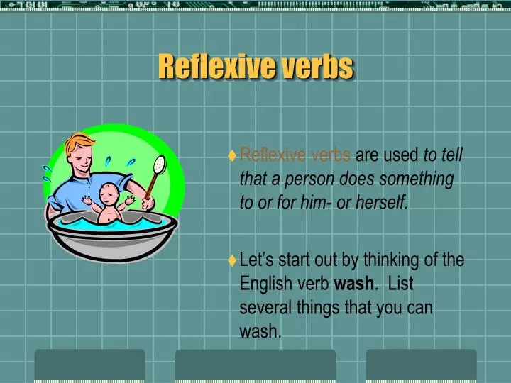 PPT - Reflexive verbs PowerPoint Presentation, free download - ID:3935934