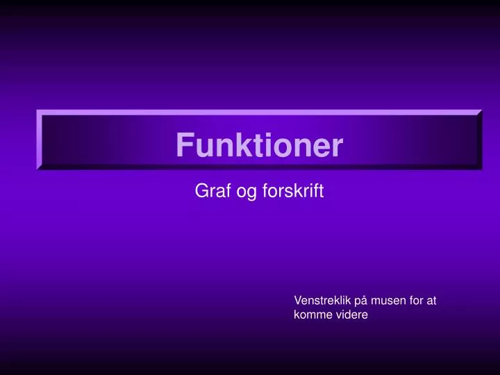 PPT - Funktioner PowerPoint Presentation, free download - ID:3936224