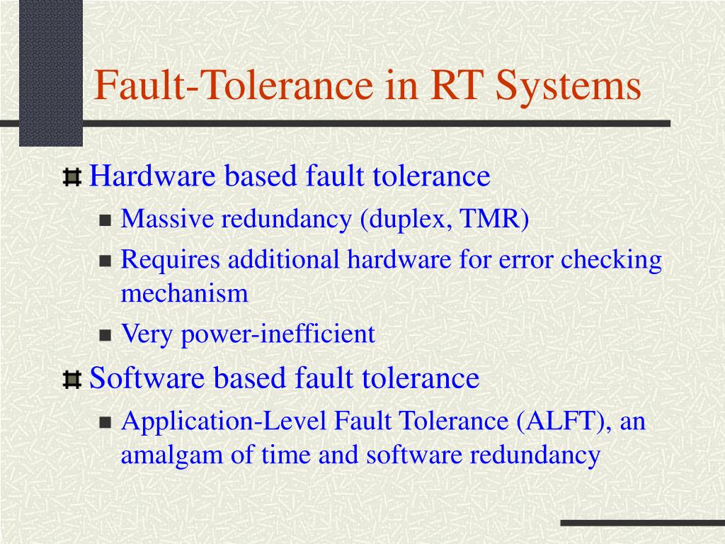 PPT - Toward Energy-Aware Software-Based Fault Tolerance in Real-Time ... PPT - Toward Energy-Aware Software-Based Fault Tolerance in Real-Time ...