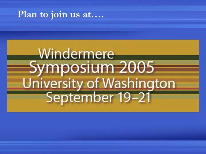 PPT - Plan to join us at…. PowerPoint Presentation, free download - ID ...