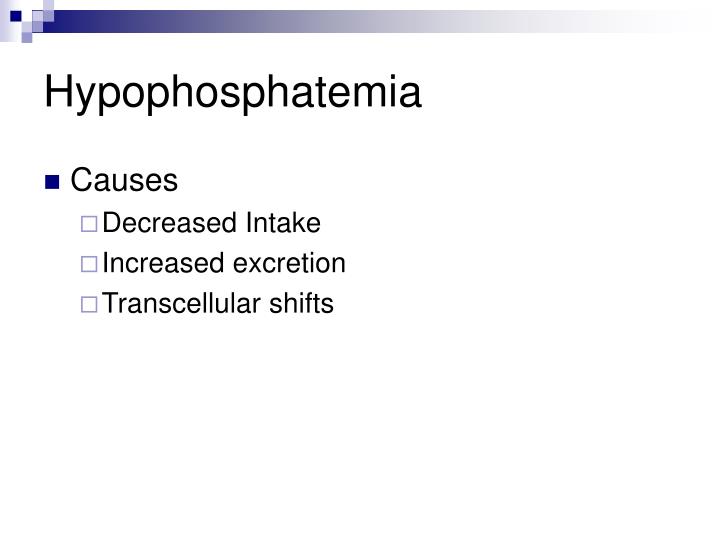 PPT - Electrolyte Abnormalities in the Hospitalized Patient PowerPoint ...