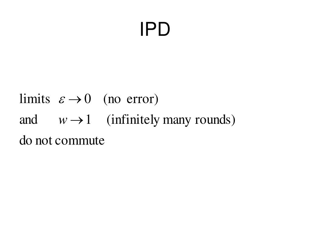 PPT - The Iterated Prisoner ‘ s Dilemma PowerPoint Presentation, free ... PPT - The Iterated Prisoner ‘ s Dilemma PowerPoint Presentation, free ...