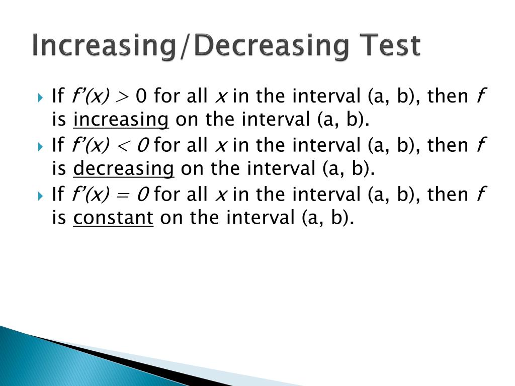 PPT - 3.1: Increasing and Decreasing Functions PowerPoint Presentation ... PPT - 3.1: Increasing and Decreasing Functions PowerPoint Presentation ...