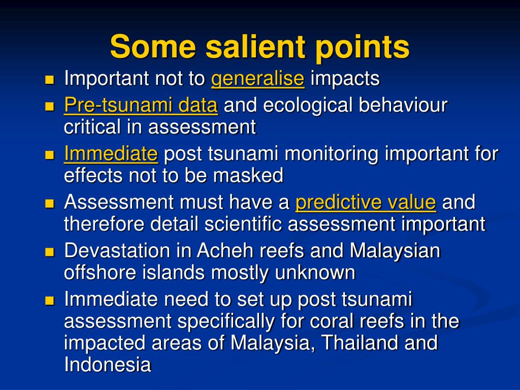 PPT - AN ASSESSMENT ON THE EFFECTS OF THE TSUNAMI ON THE MALAYSIAN ...