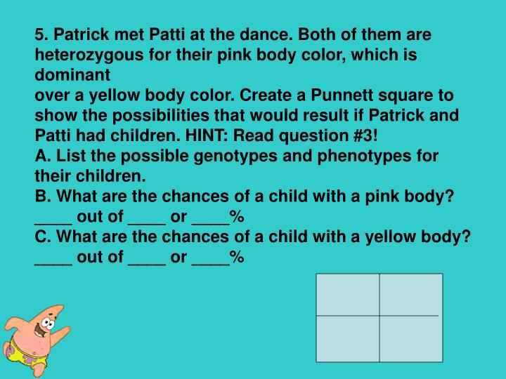 PPT - Spongebob Genetics PowerPoint Presentation - ID:3938531