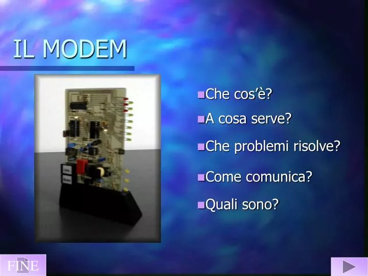 PPT - IL MODEM PowerPoint Presentation, free download - ID:3938580