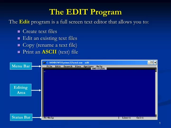 PPT - The EDIT Program PowerPoint Presentation, free download - ID:3938991