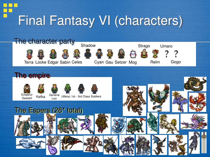 PPT - FINAL FANTASY VII PowerPoint Presentation - ID:3941006