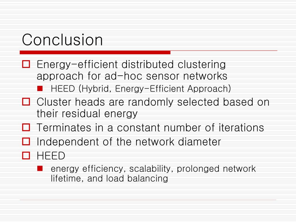 Ppt Distributed Clustering In Ad Hoc Sensor Networks A Hybrid Energy Efficient Approach 6955