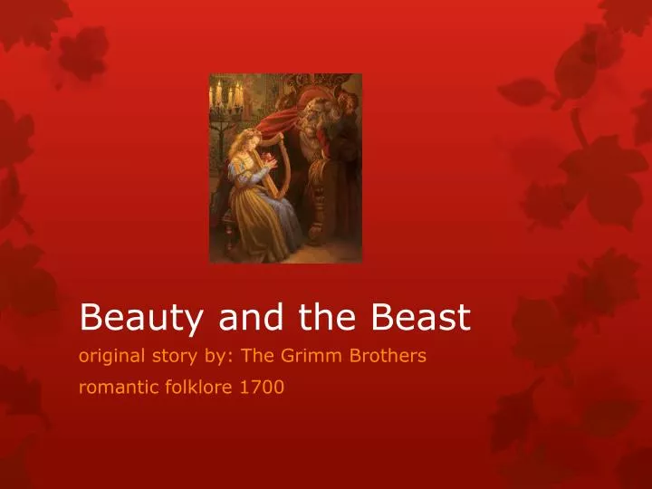 PPT - Beauty and the Beast PowerPoint Presentation, free download - ID ...