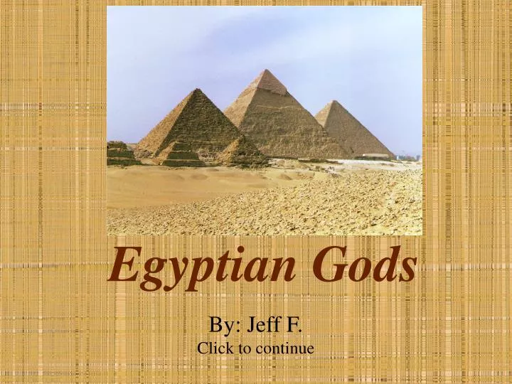 PPT - Egyptian Gods PowerPoint Presentation, free download - ID:3942701