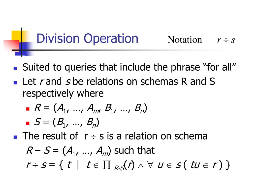 PPT - Relational Algebra II PowerPoint Presentation, free download - ID ...