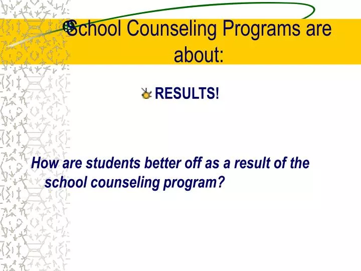 PPT - School Counseling Programs are about: PowerPoint Presentation ...