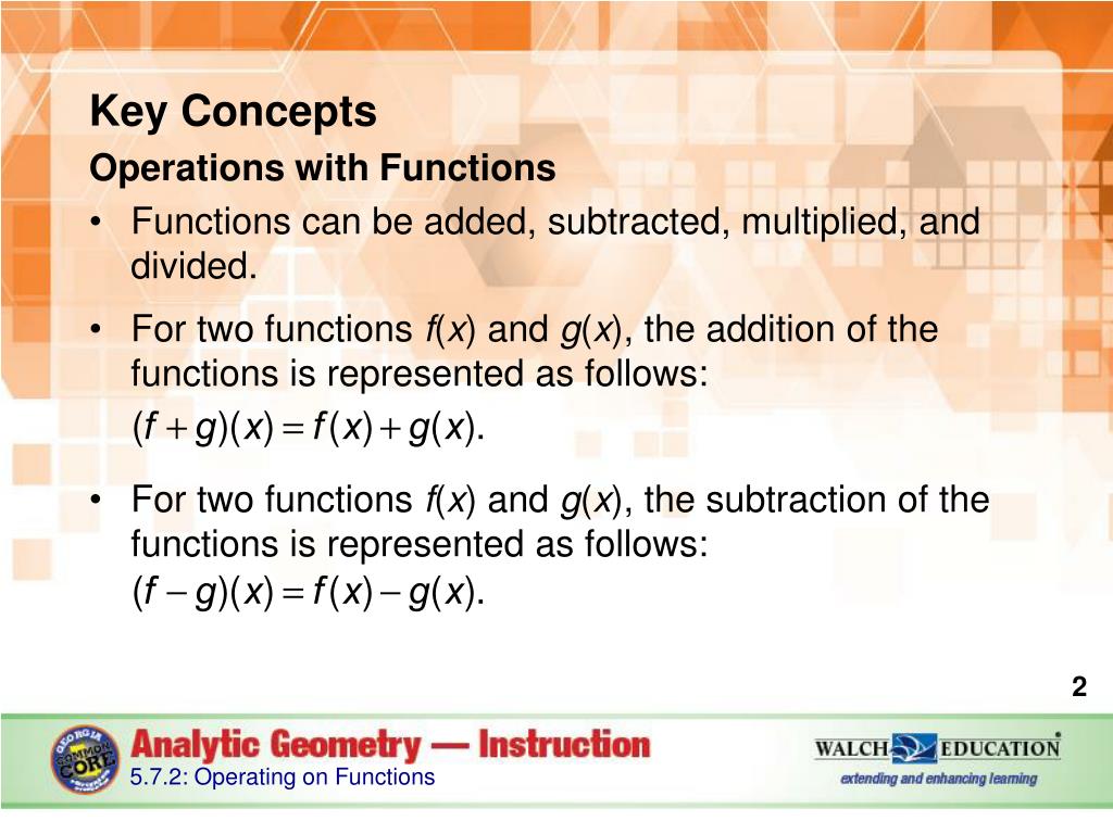 PPT - Operations on Quadratic Functions: Adding, Subtracting ...