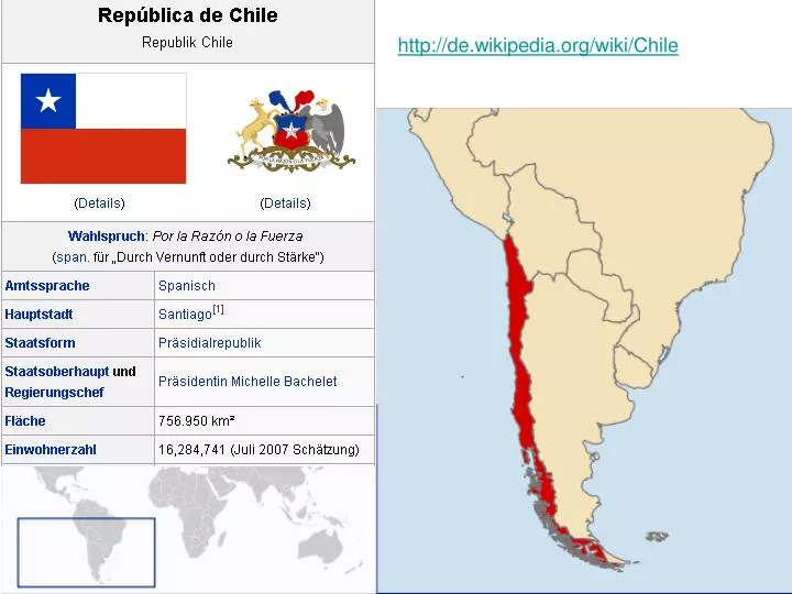 PPT - de.wikipedia/wiki/Chile PowerPoint Presentation, free download ...
