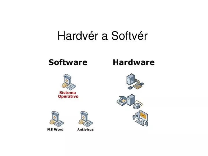 PPT - Hardvér a Softvér PowerPoint Presentation, free download - ID:3944693