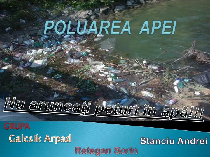 PPT - POLUAREA APEI PowerPoint Presentation, free download - ID:3946816