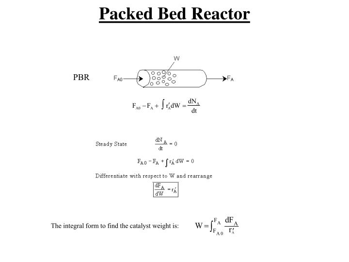 PPT - Mole balance for chemical reaction engineering (Design Equations ...