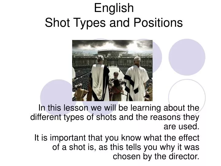 PPT - English Shot Types and Positions PowerPoint Presentation, free ...