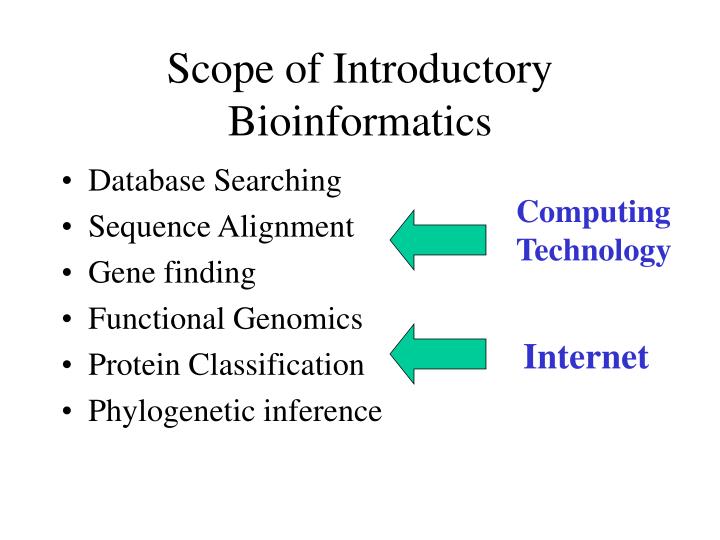 PPT - Computers and Internet in Bioinformatics PowerPoint Presentation ...