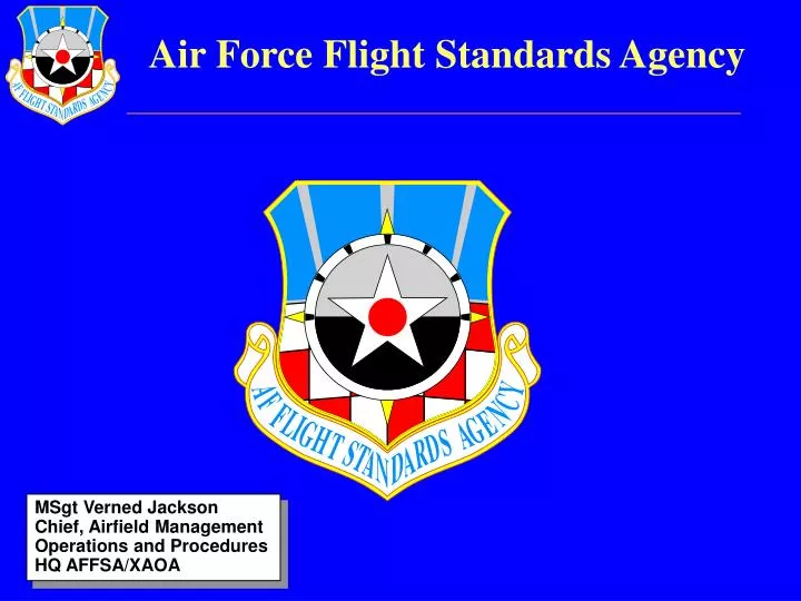 PPT - Air Force Flight Standards Agency PowerPoint Presentation, free ...