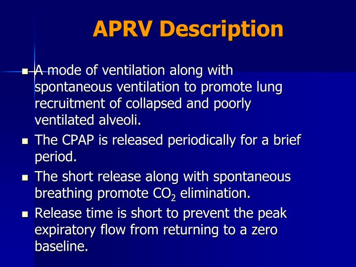 PPT - Airway Pressure Release Ventilation (APRV) PowerPoint ...