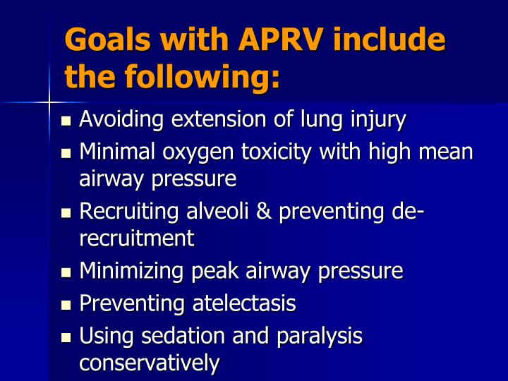 PPT - Airway Pressure Release Ventilation (APRV) PowerPoint ...