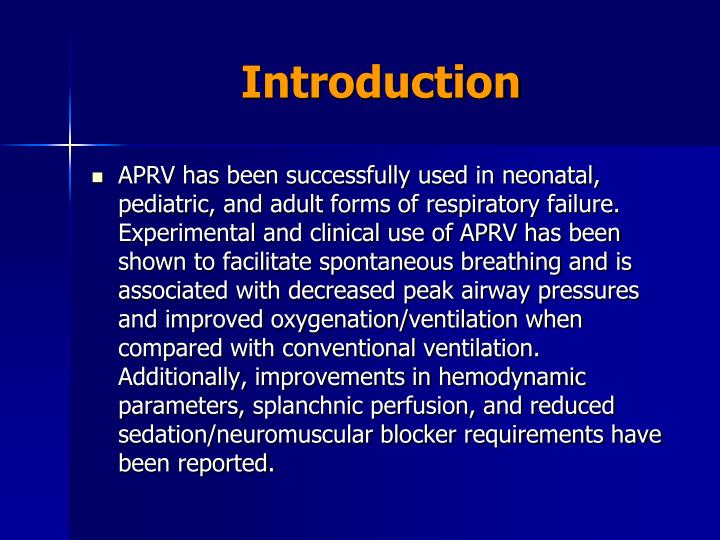 PPT - Airway Pressure Release Ventilation (APRV) PowerPoint ...